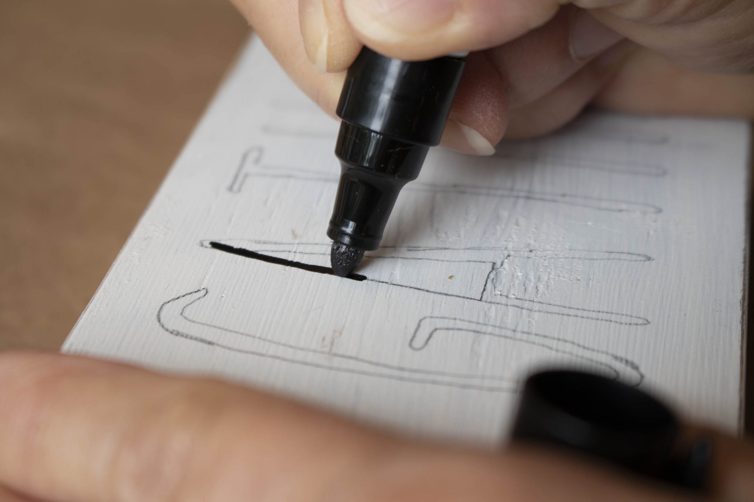 DIY Hand Painted Block Signs Rea Dunn Inspired Font