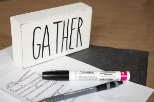 DIY Hand Painted Block Signs Rea Dunn Inspired Font - Kippi at Home