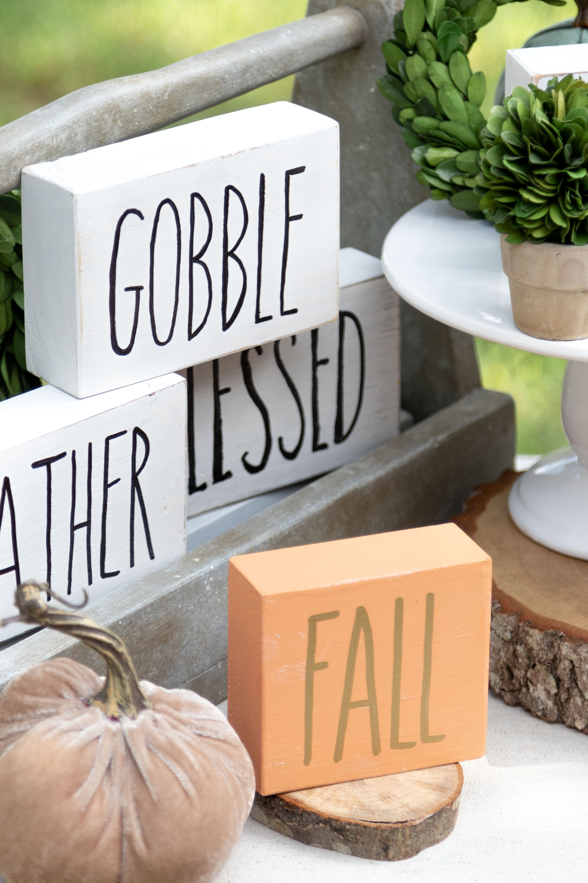 Rae Dunn Inspired Fall Signs - Kippi at Home