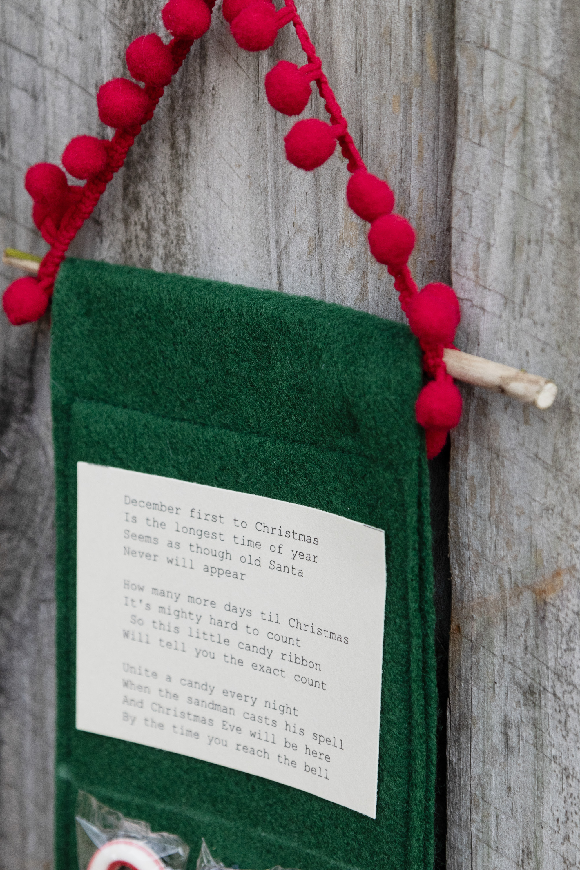 Advent Candy Ribbon - Kippi at Home