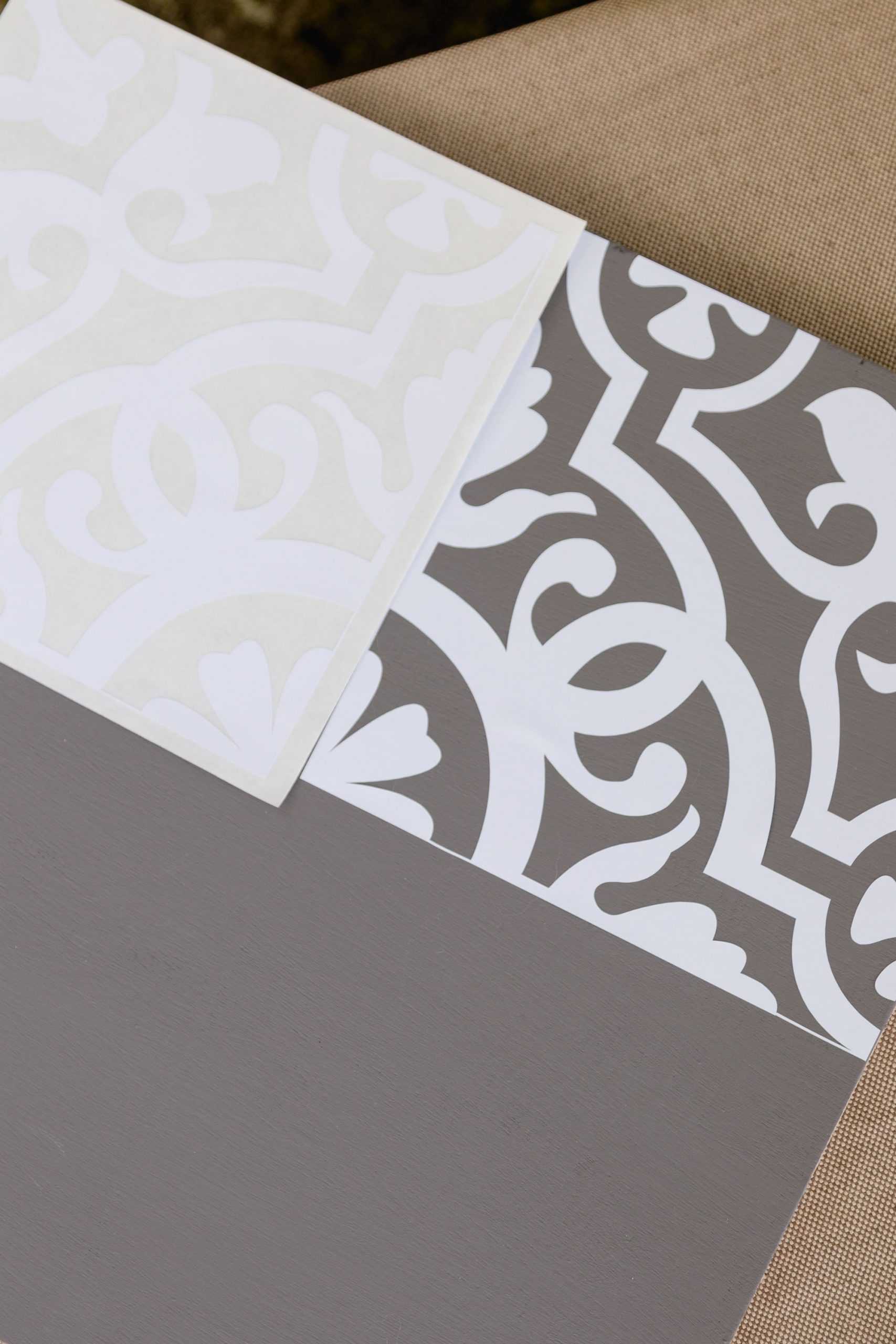 Modern Moroccan Tile Stencil Design - Kippi at Home