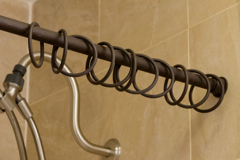 DIY Shower Curtain Ties - Kippi at Home