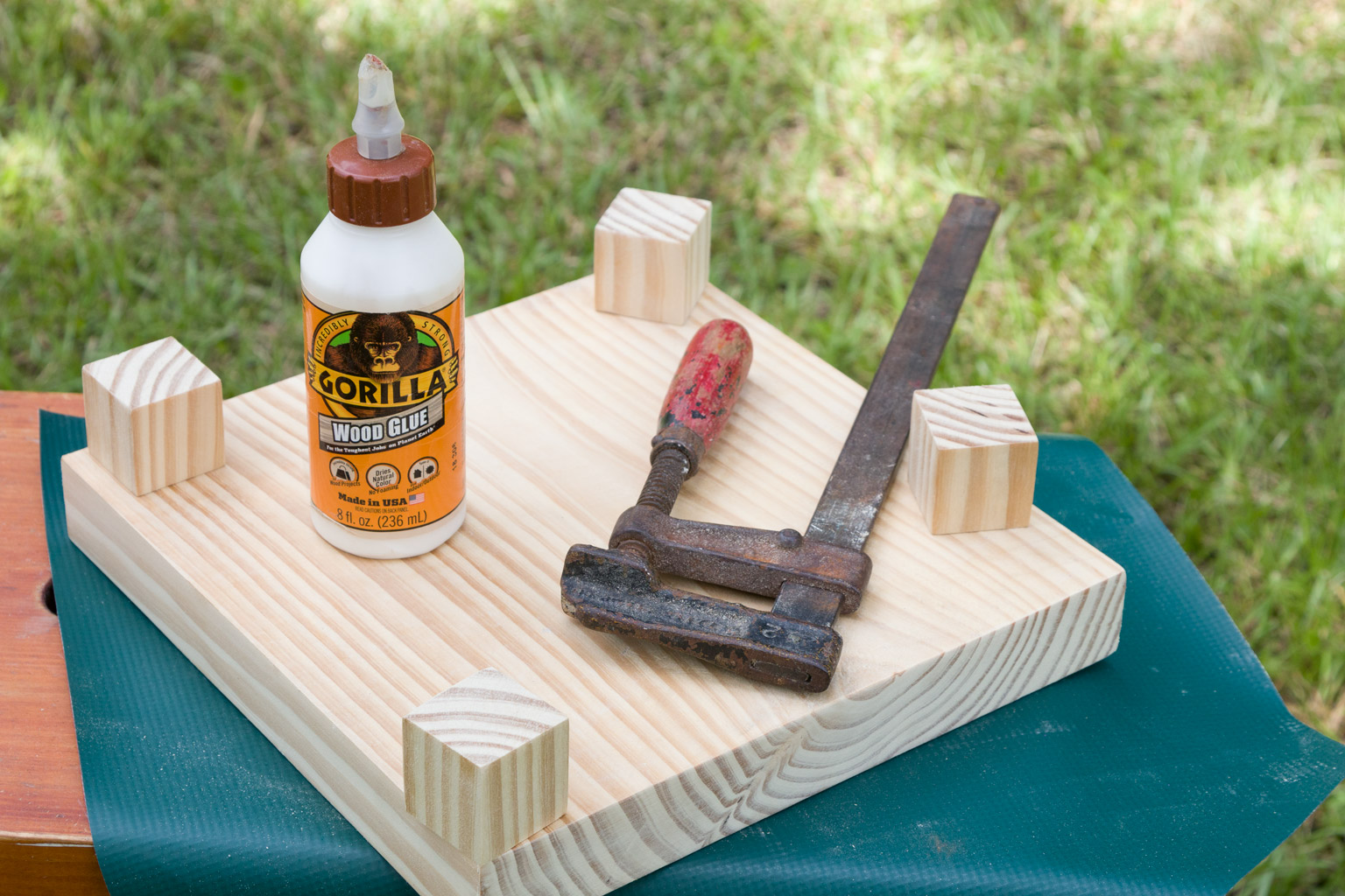 DIY Riser Stands for Display, Rustic Farmhouse Style Wood Stand