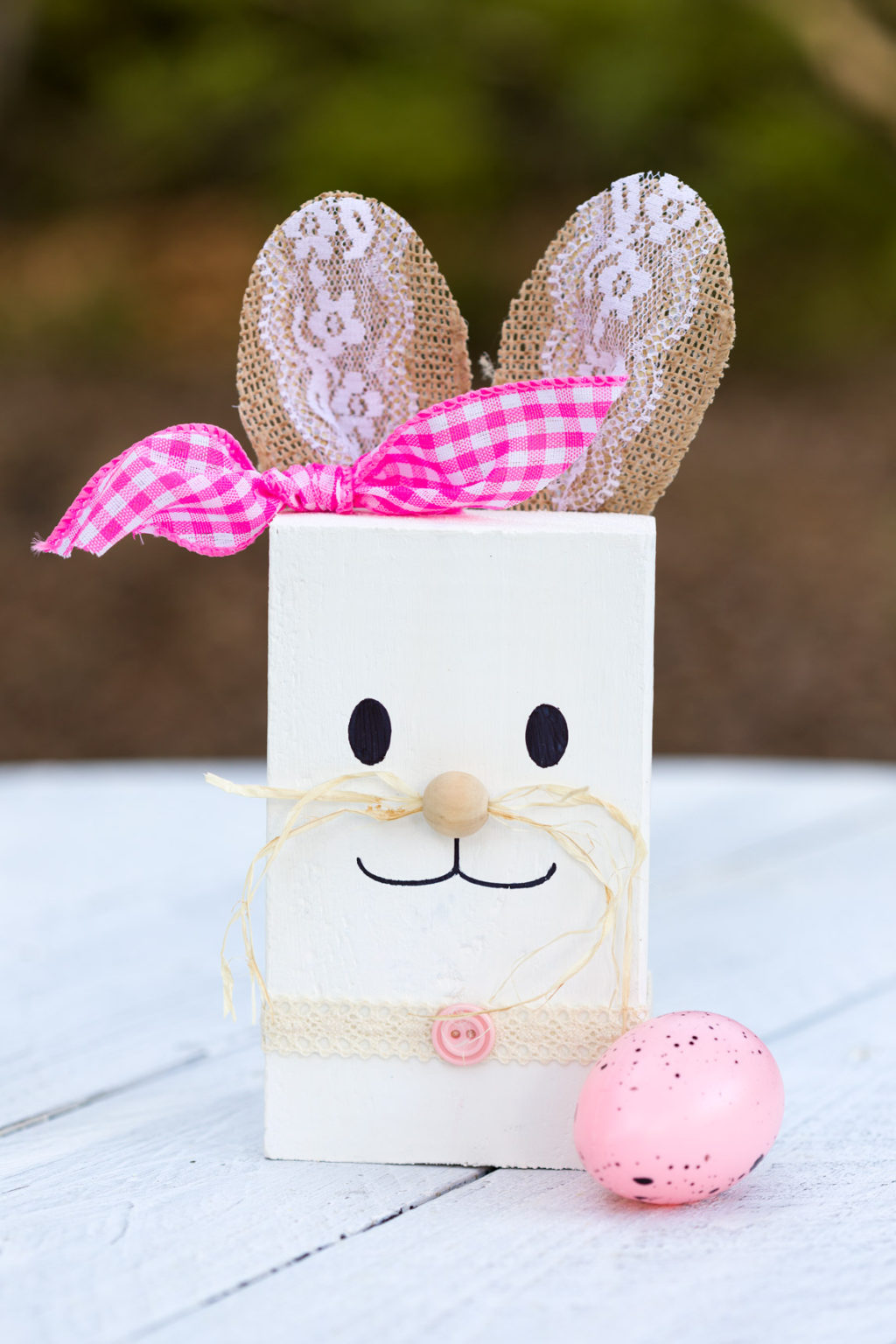 DIY Scrap Wood Easter Bunny - Kippi at Home