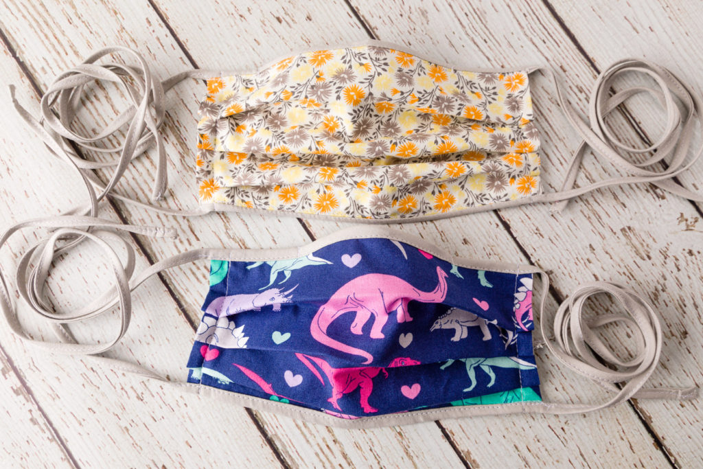 Pleated Face Mask Sewing Pattern – Free Masks Patterns - Kippi at Home