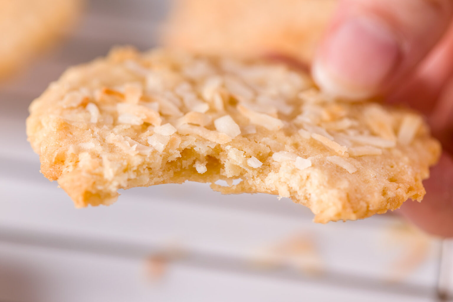 Chewy Coconut Cookie - Kippi at Home