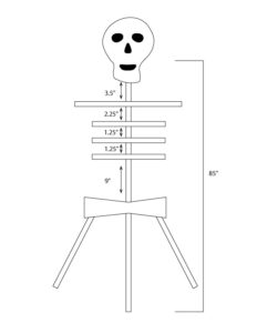How to Make Halloween Skeletons - Kippi at Home