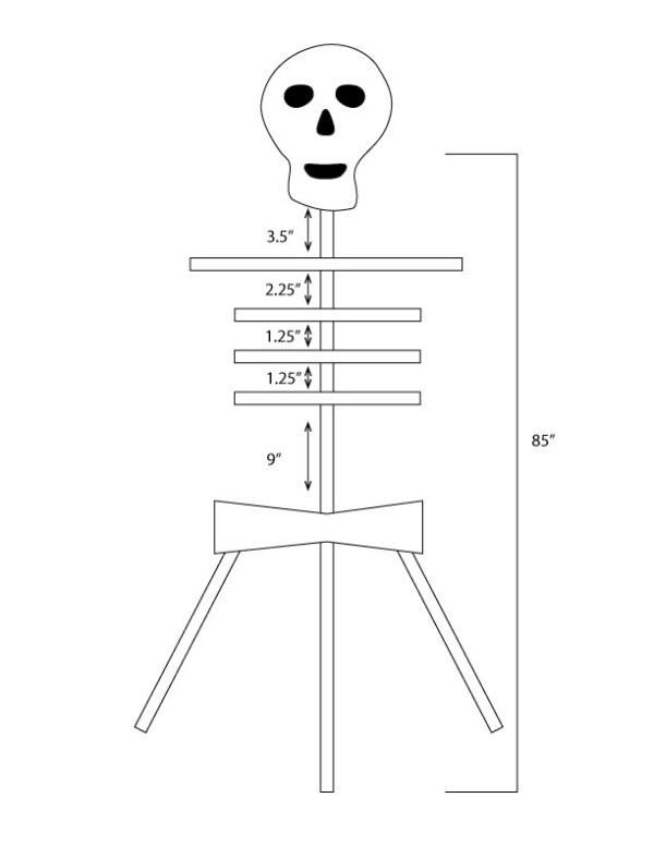 How to Make Halloween Skeletons - Kippi at Home
