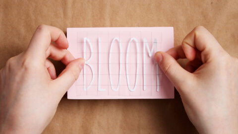 Spring Decor DIY - DIY Painted Pots - Hand Painted Block Signs