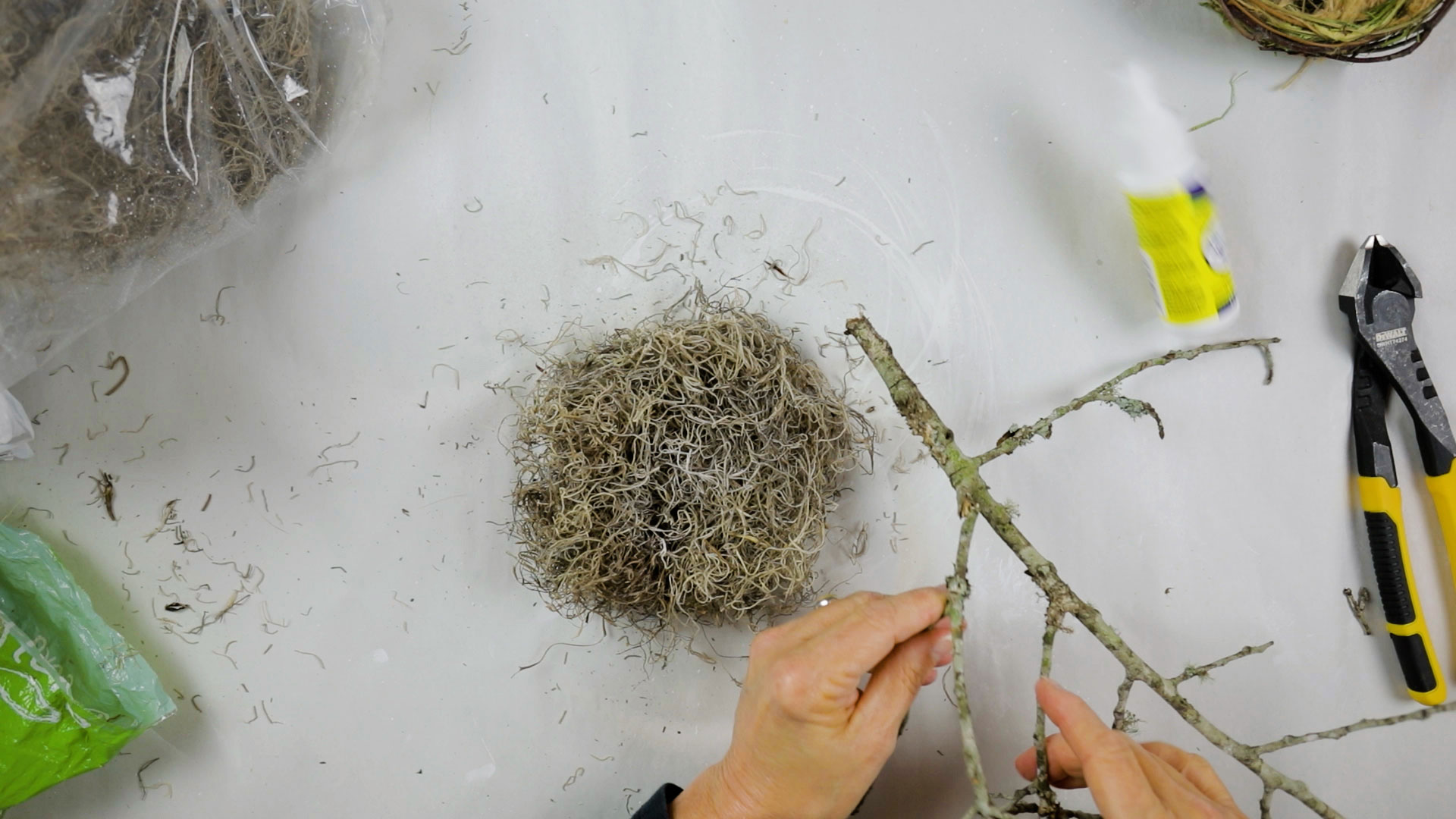 How to Make a Bird's Nest, Using Natural Elements, Spring Decor