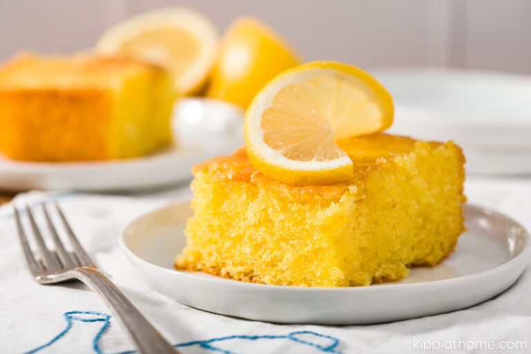 Lemon Jello Cake - Kippi at Home