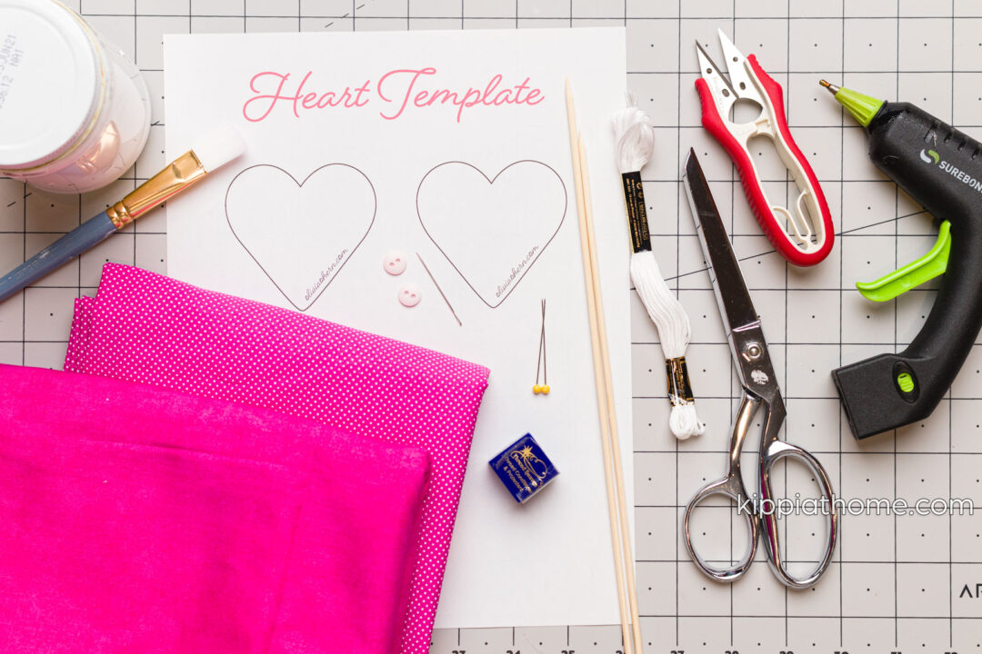 Fabric Hearts Tutorial - Kippi at Home