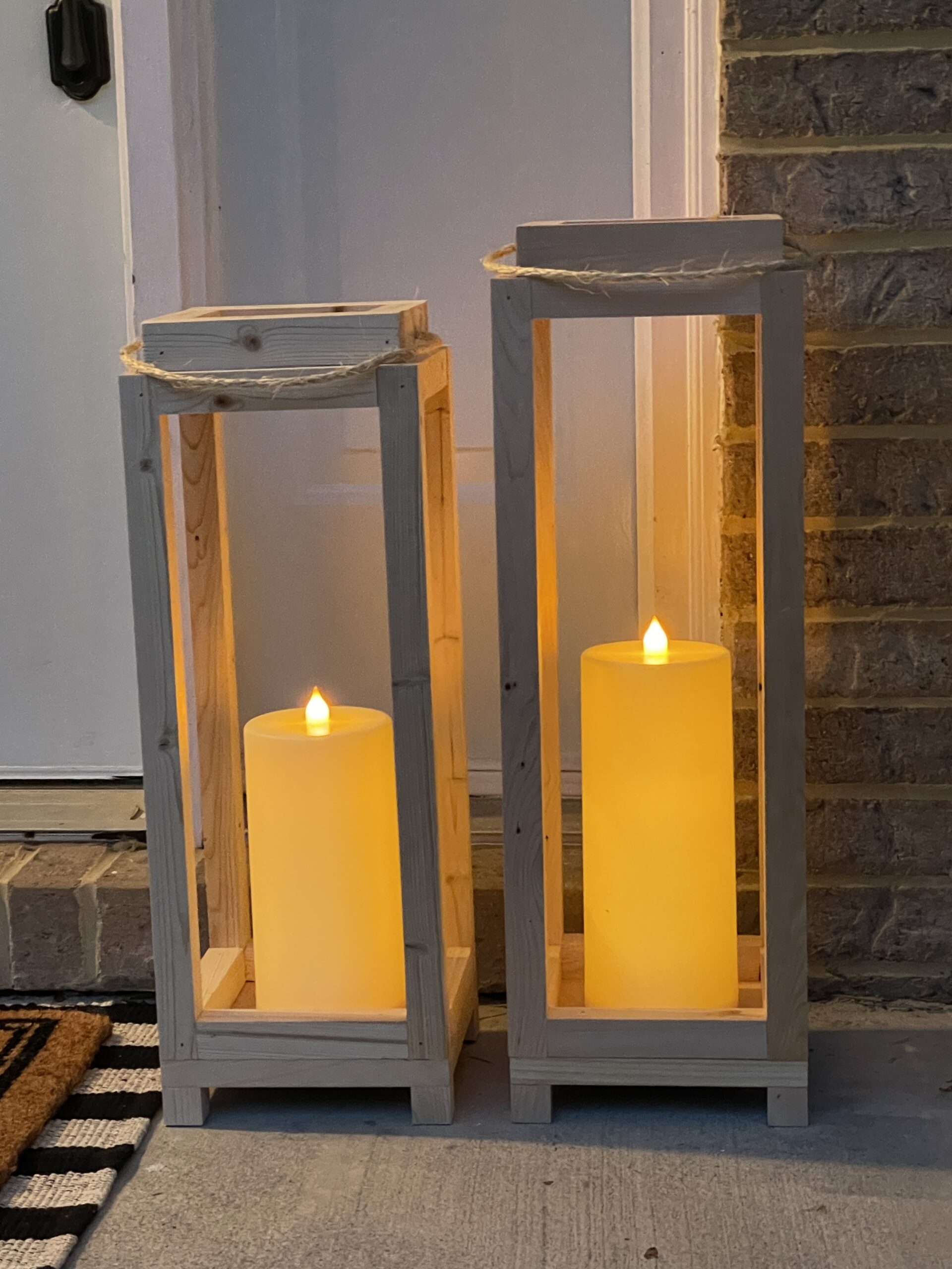 Wooden lanterns with solar lights | Easy Step By Step Tutorial
