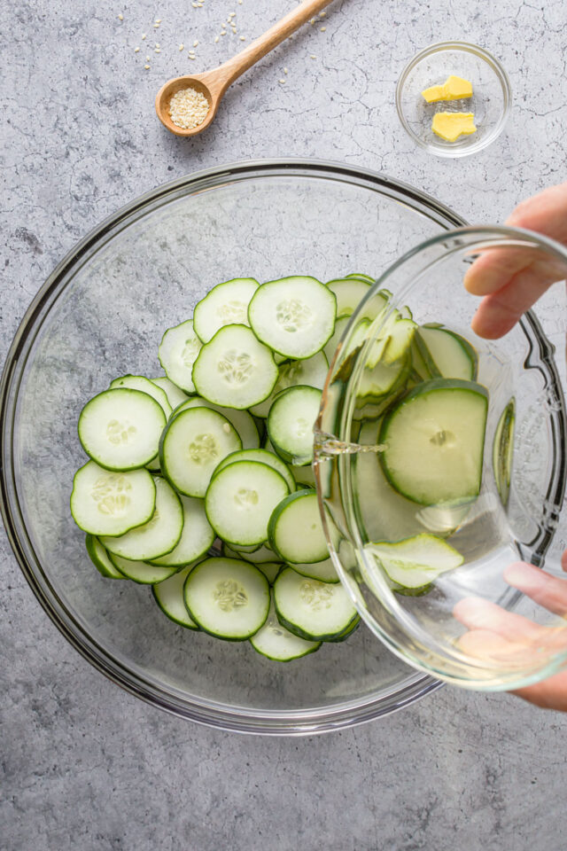 Sunomono Japanese Cucumber Salad Easy Recipe - Kippi at Home