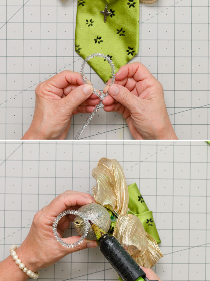 How to Make Easy Necktie Angel Ornaments - Kippi at Home