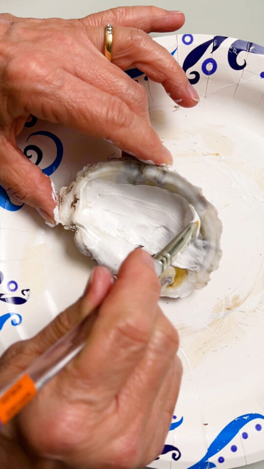 Decoupage Oyster Shell How to Guide - Kippi at Home