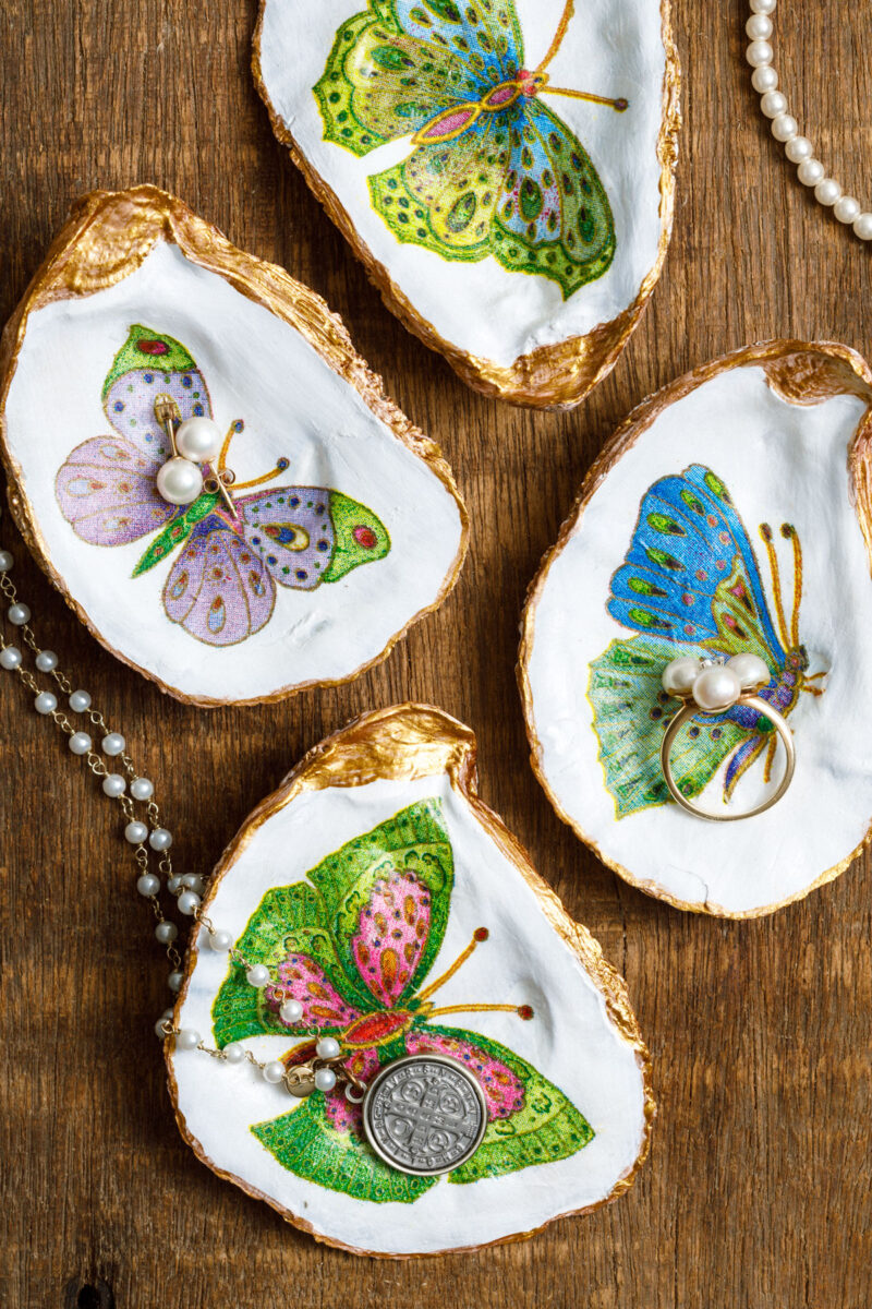 Decoupage Oyster Shell How to Guide - Kippi at Home